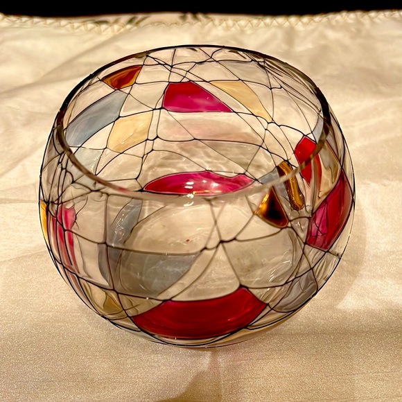 PartyLite | Art | Vintage Partylite Mosaic Tealight Holder | Poshmark